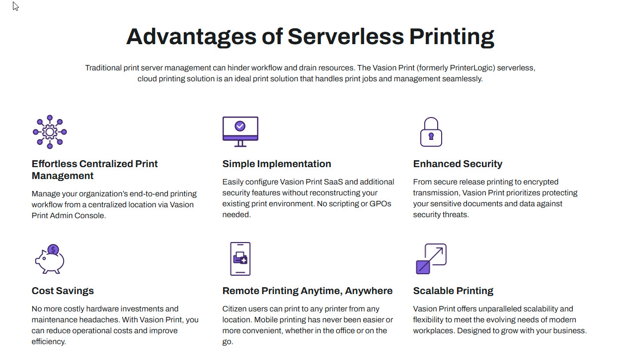 Vasion Print Eliminates Print Servers and Simplifies the Lives of ...
